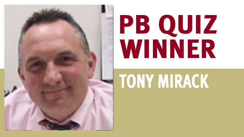 Produce Business Quiz Winner: TONY MIRACK - Produce Business